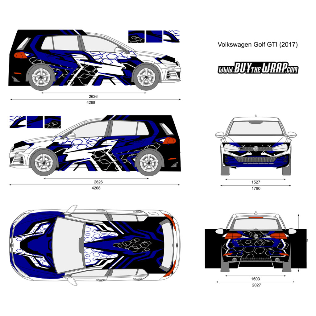 VW GOLF GTI Cube | BuyTheWrap.com