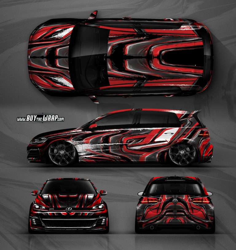 VW GOLF GTI Art Design | BuyTheWrap.com