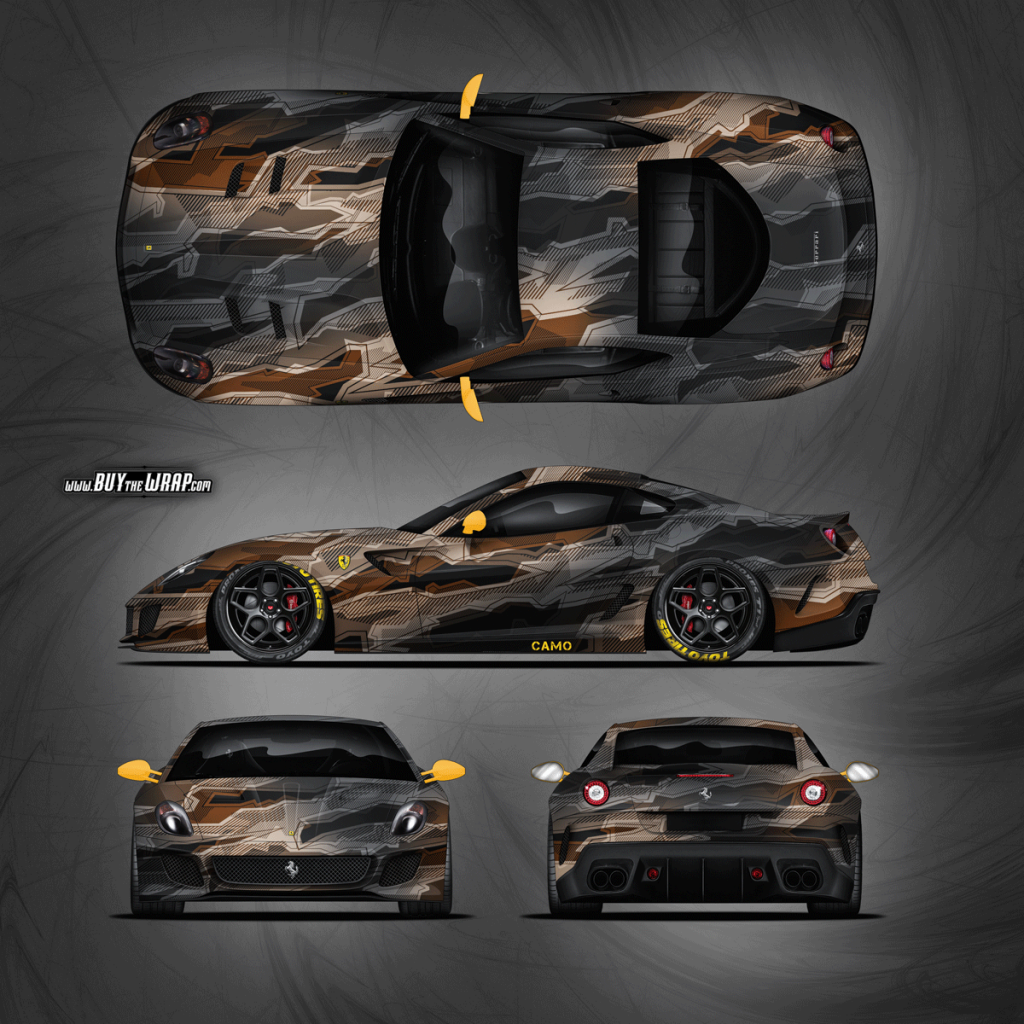 Camo v2 - Ferrari GTO | BuyTheWrap.com